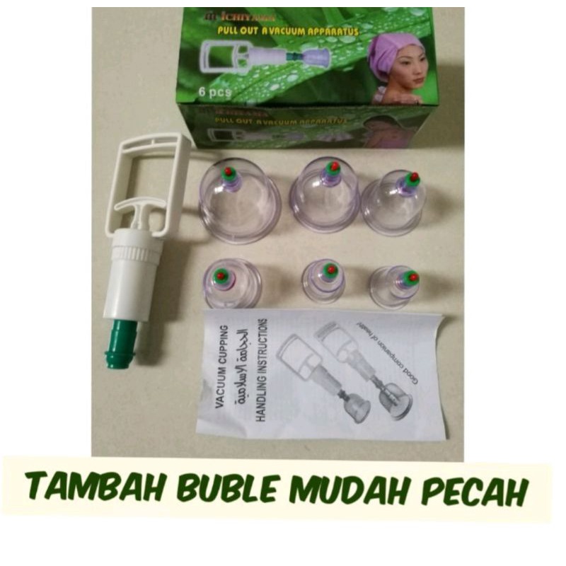 Jual ALAT BEKAM KOP ANGIN PULL OUT AVACUUM APPARATUS 6PCS CUP | Shopee Indonesia