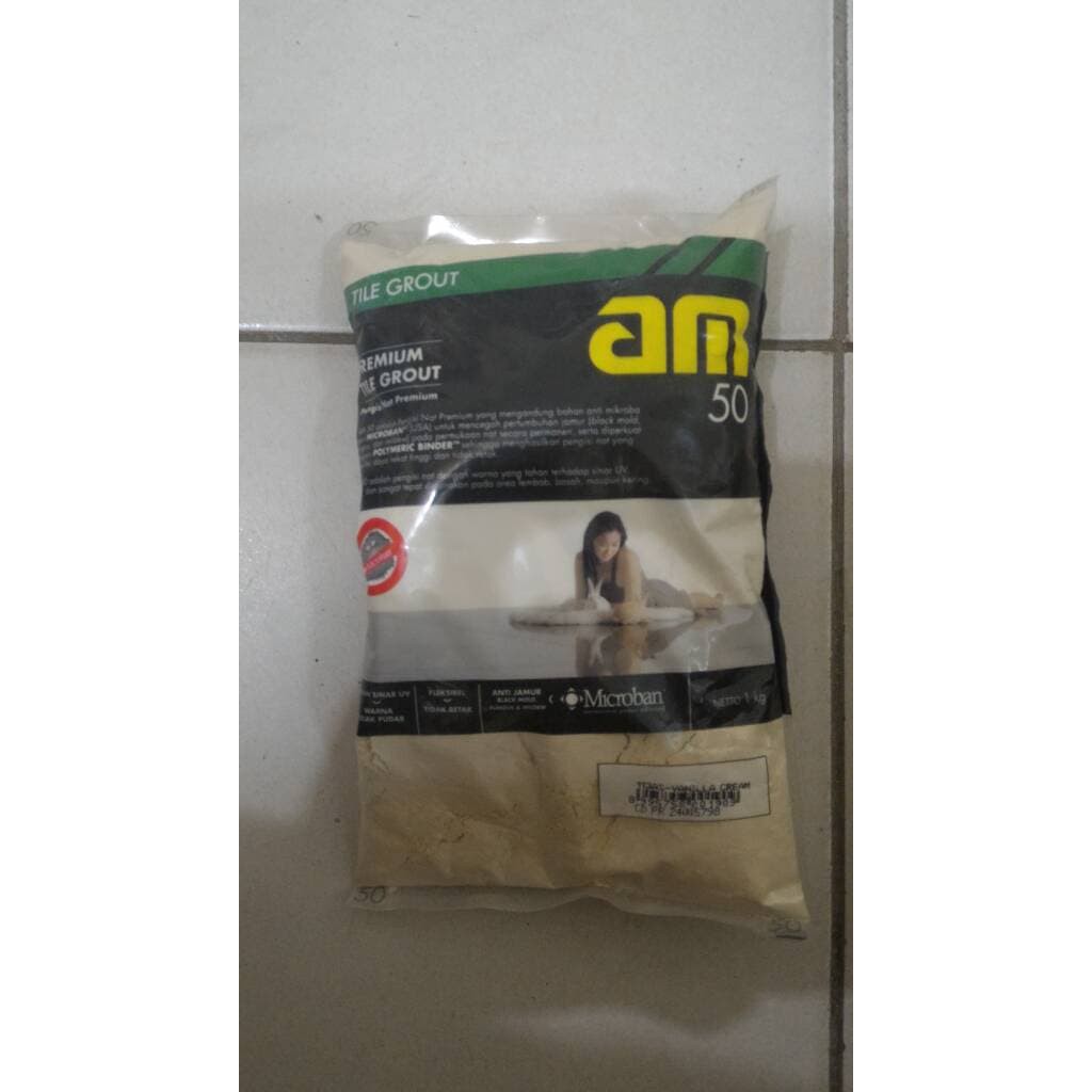 Jual AM Grout 50 Standard (Nat Keramik) - 1 Kg | Shopee Indonesia