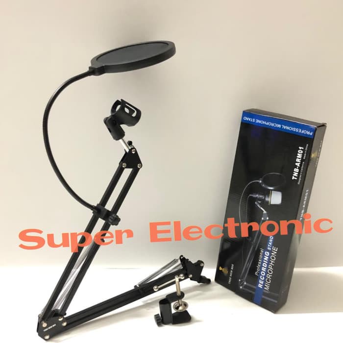 Jual Stand Mic Recording TNB ARM01 Standing Microphone Studio Recording ...