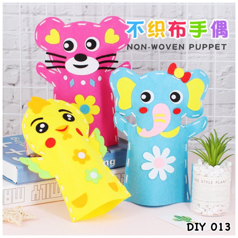 Jual DIY 013 | MAINAN EDUKASI HANDMADE PUPPET ANIMAL| KERAJINAN TANGAN ...
