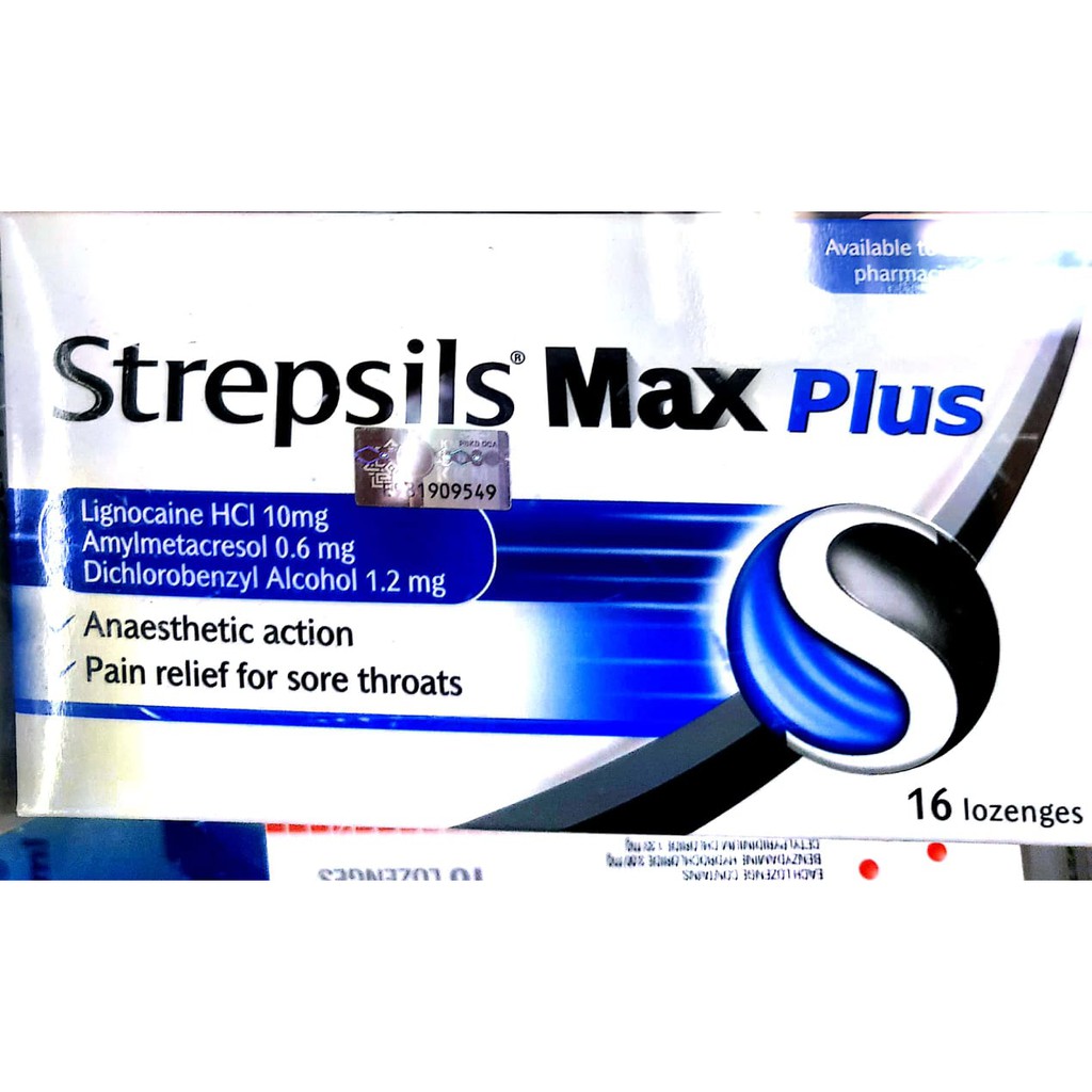Jual Strepsils Max Plus isi 16 lozenges | Shopee Indonesia