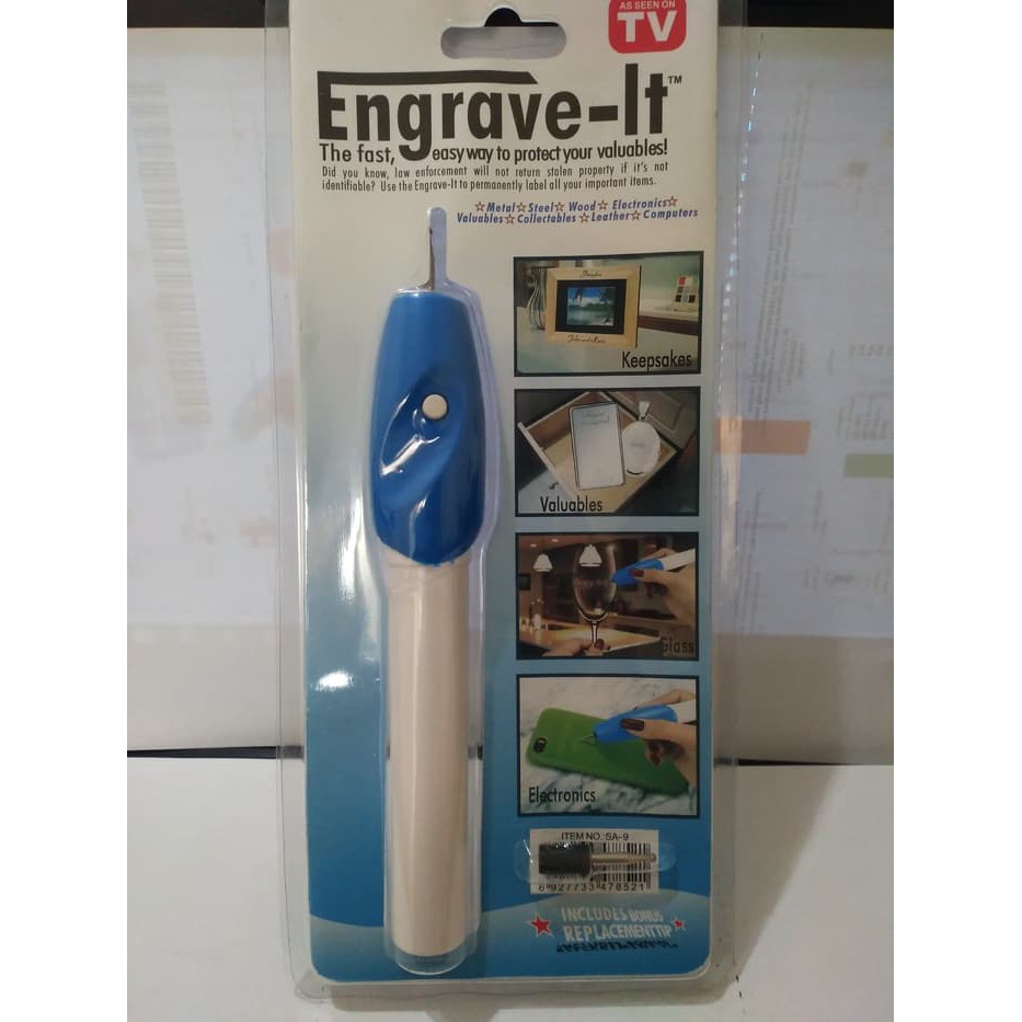 Jual EZ Engraver pen alat ukir / pengukir (bonus 1 kepala ukir ...