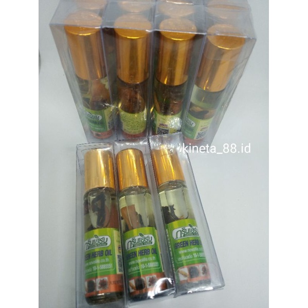 Jual Novolife minyak angin thailand green herb oil original - ada mika ...