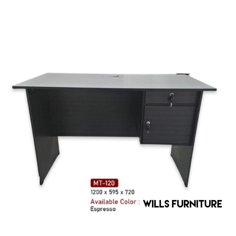 Jual meja tulis meja kerja hitam murah | Shopee Indonesia