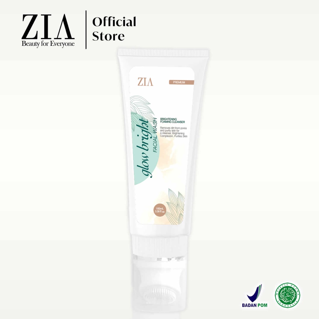 Jual ZIA Premium Glow Light Series: Facial Wash 100ml | Shopee Indonesia