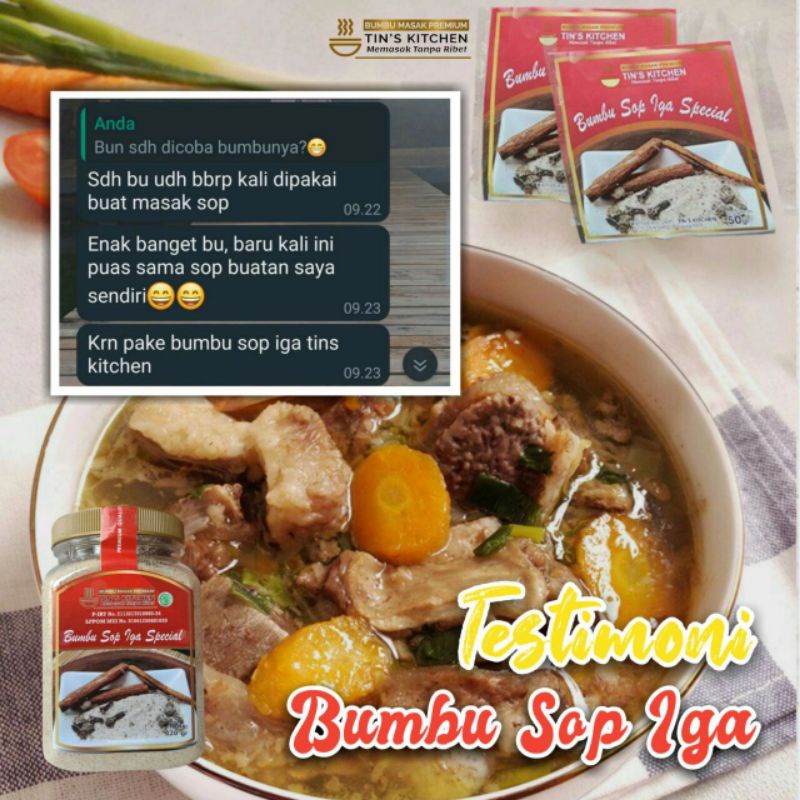Jual Bumbu Sop Iga Bubuk Special Kemasan 300gr low msg halal tanpa ...