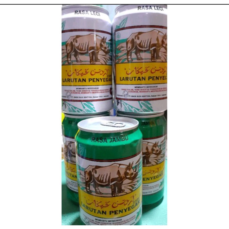Jual minuman larutan kaleng cap badak 320ml | Shopee Indonesia