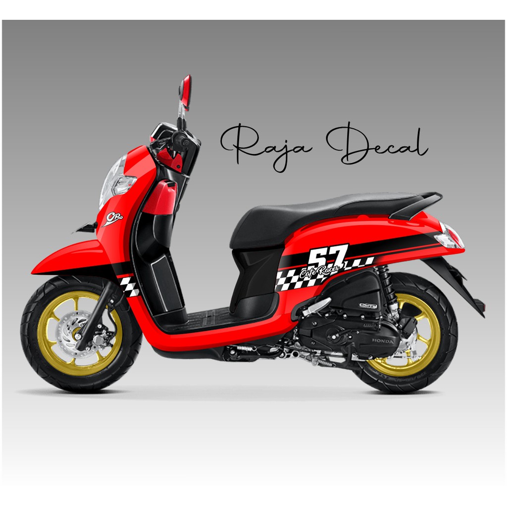 Jual Stiker Scoopy Full Body Decal Sticker Honda Scoopy Fi Fullbody ...