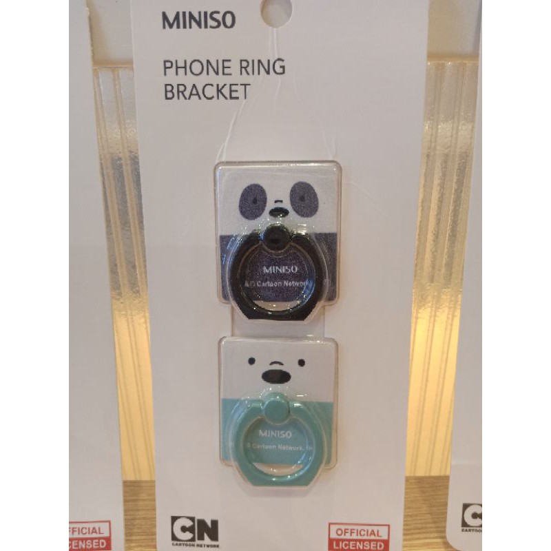 Jual Miniso Phone ring Bracket We bare bears Pop socket ring Handphone ...