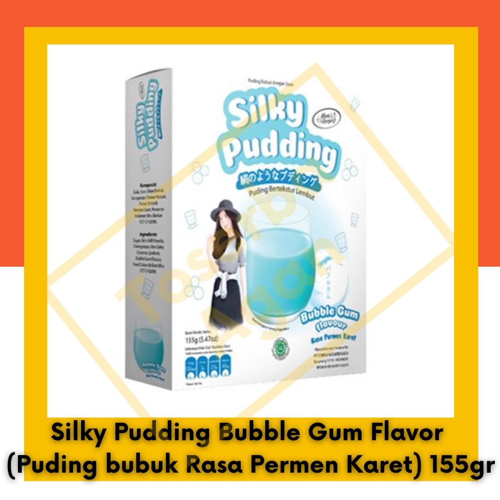 Jual Silky Pudding Bubble Gum Flavor (Rasa Permen Karet) 155gr BOX ...