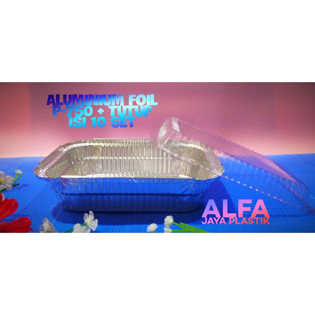 Jual Aluminium Foil P-750 + Tutup isi 10 set | Shopee Indonesia