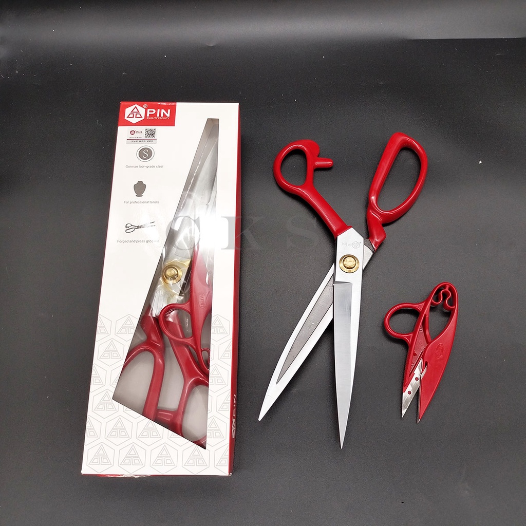 Jual Gunting bahan / gunting potong bahan kain / gunting pin tailor ...