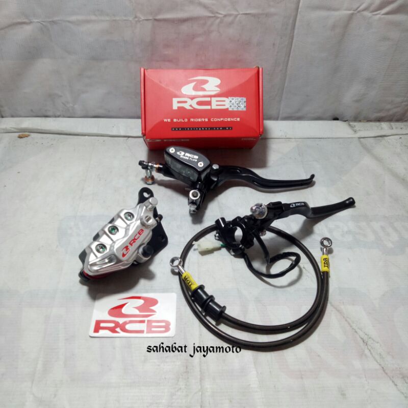 Jual Paket Master Rem RCB 1set Kaliper Depan RCB Selang Rem Depan Semua Motor Original | Shopee ...