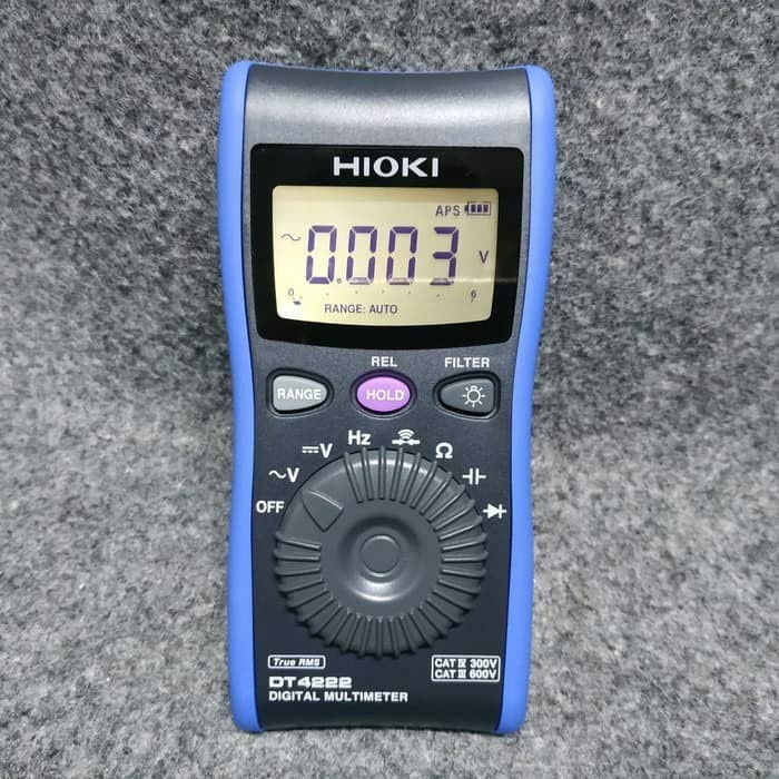 Jual Digital Multitester Multimeter Digital HIOKI DT4222 CAT III ...