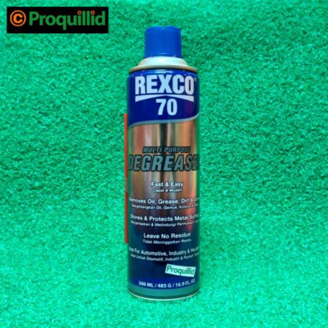 Jual REXCO 70 MULTI PURPOSE DEGREASER 500 ML PEMBERSIH MINYAK OLI GIR RANTAI SPROKET RUANG MESIN ...