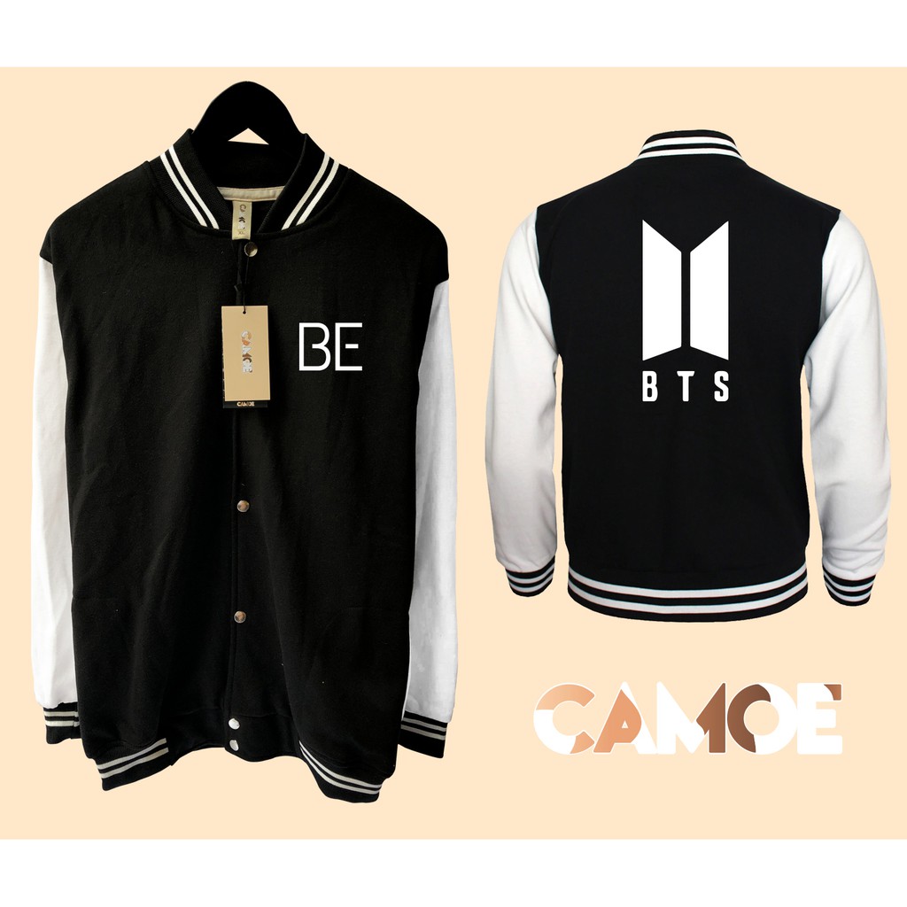 Jual Jaket varsity baseball desain BTS army album BE kpop korean ...