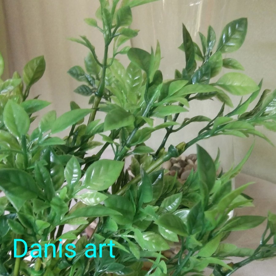 Jual Tangkai daun hijau/Tanaman plastik | Shopee Indonesia