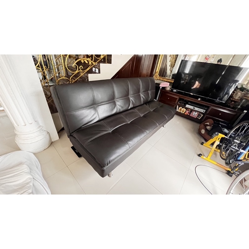 Jual Informa Dayton Sofa Bed Tidur Kulit BI-012 - Coklat (Second ...