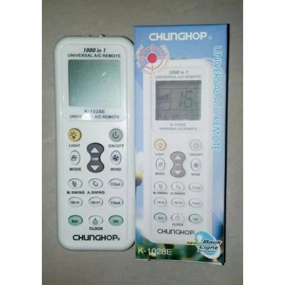 Jual Remote Multi AC Universal Chunghop atau SHINHOP | Shopee Indonesia