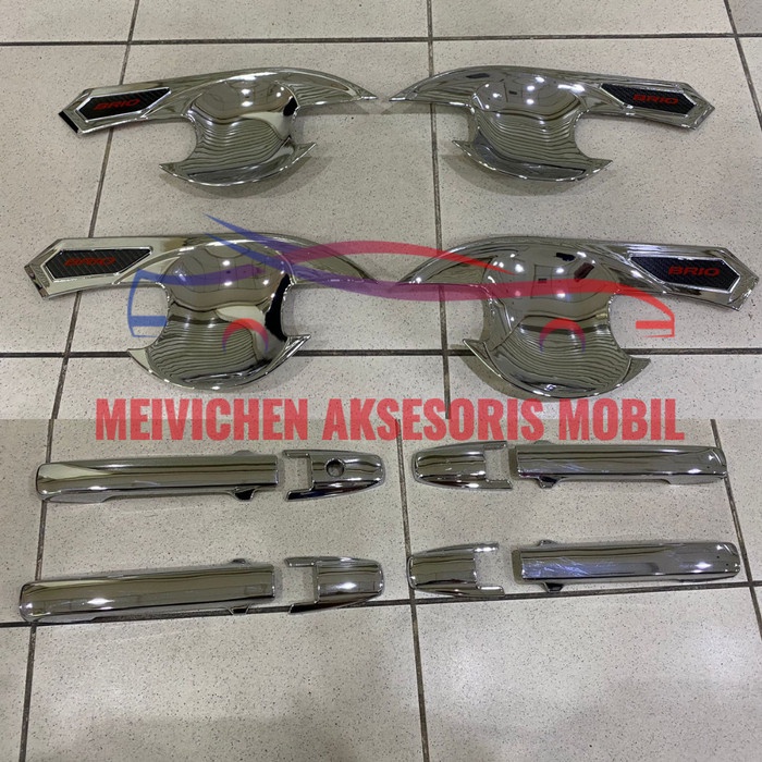 Jual PAKET Outer DAN Handle Pintu Mobilio Chrome | Shopee Indonesia