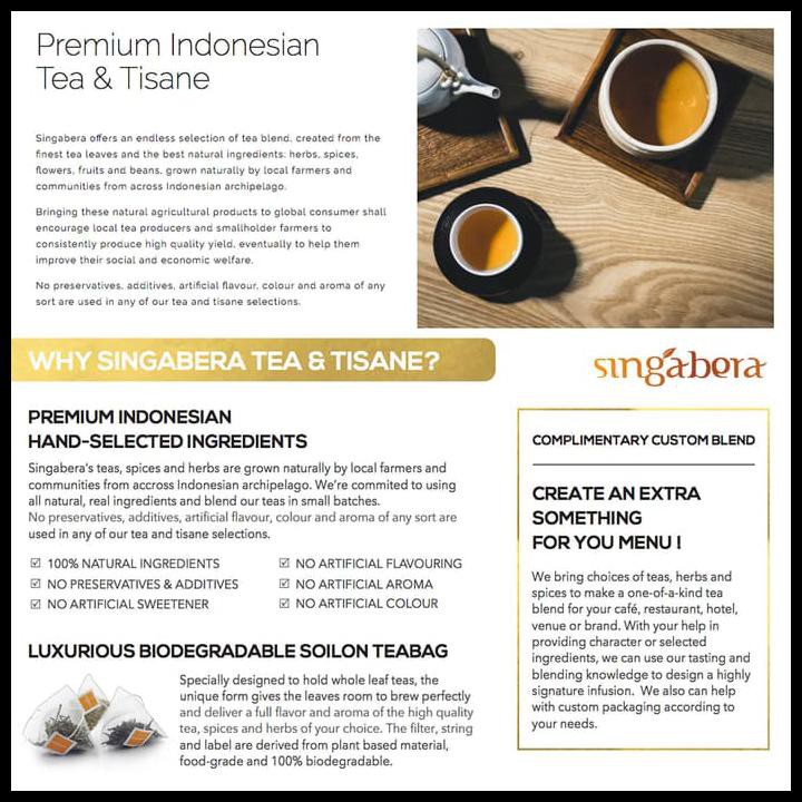 Jual Singabera Teh Premium Indonesia - Singabera Nakawani Chai Tea 100 ...