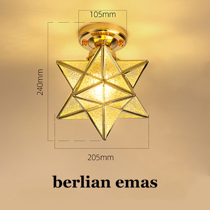 Jual Lampu Gantung Plafon Hias Gantung Kristal Lampu Plafon Minimalis ...