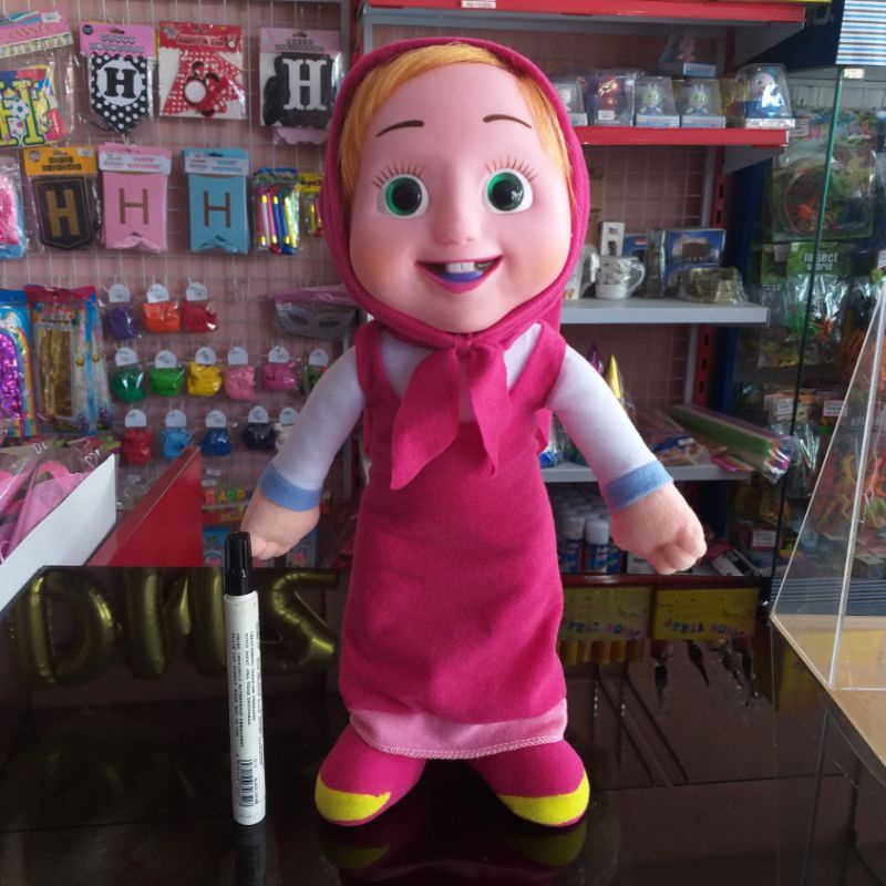 Jual Boneka Anak Perempuan Marsha Masya Hijab Kerudung Muka Karet ...
