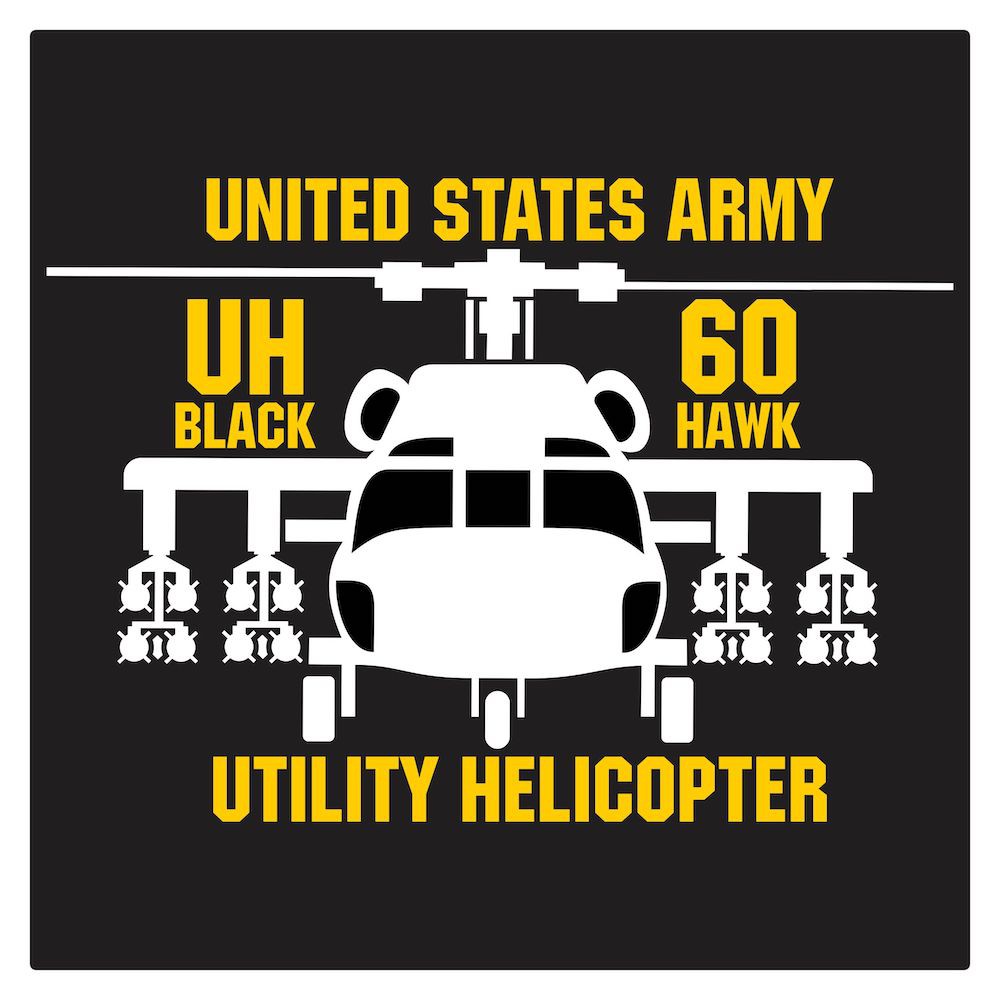 Jual Sikorsky UH-60 Blackhawk Cutting Sticker | Shopee Indonesia