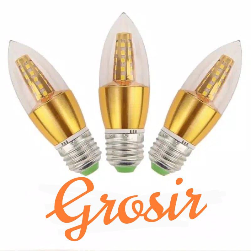 Jual Lampu led candle cabe / jantung 5 watt warm white e14 | Shopee ...
