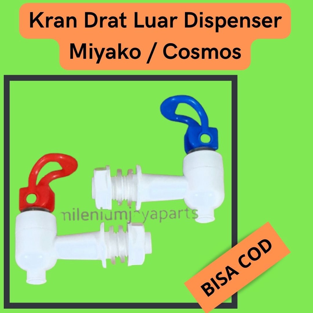 Jual Kran Keran Dispenser Miyako model Drat Luar + 2 pcs Seal Karet ...