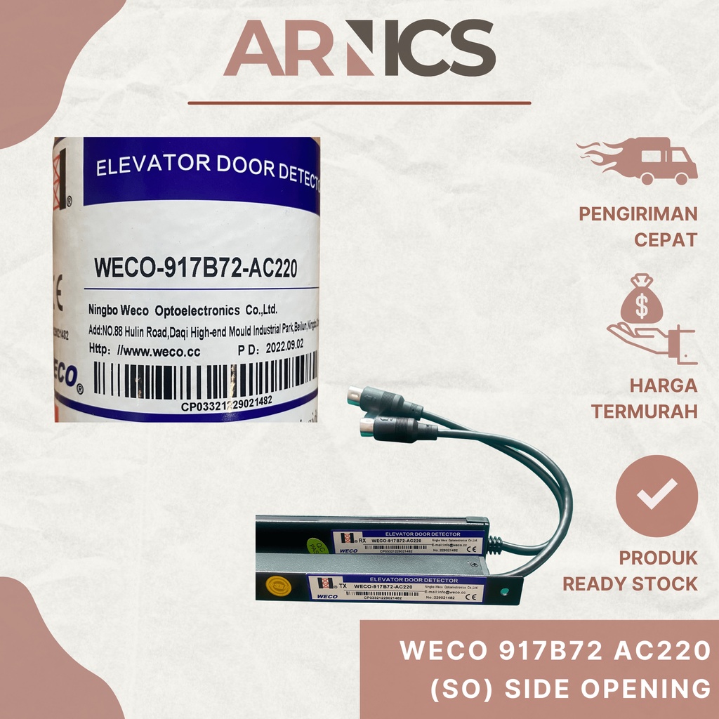 Jual WECO 917B72 AC220 (SO) Side Opening / Door Detector / Sensor Lift ...