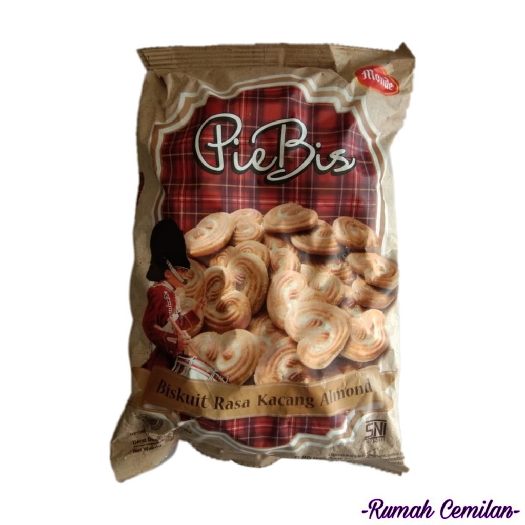 Jual MONDE PIEBIS BISKUIT RASA KACANG ALMOND 250GR | Shopee Indonesia