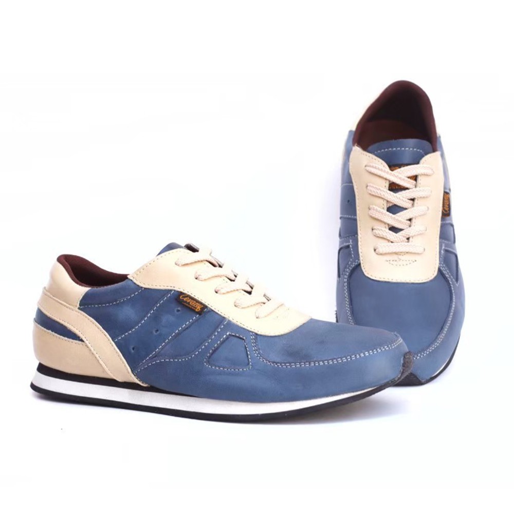 Jual Cevany Sepatu Sneakers Pria Kulit Asli Valiente - C044 | Shopee Indonesia