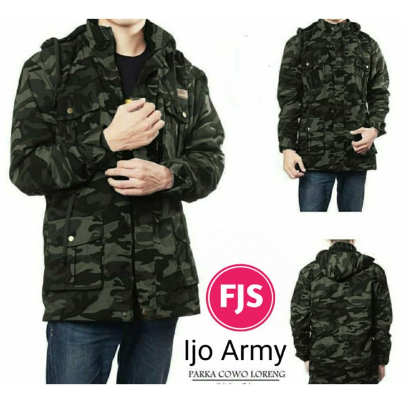Jual Parka loreng / parka tentara / jaket tentara / jaket loreng ...