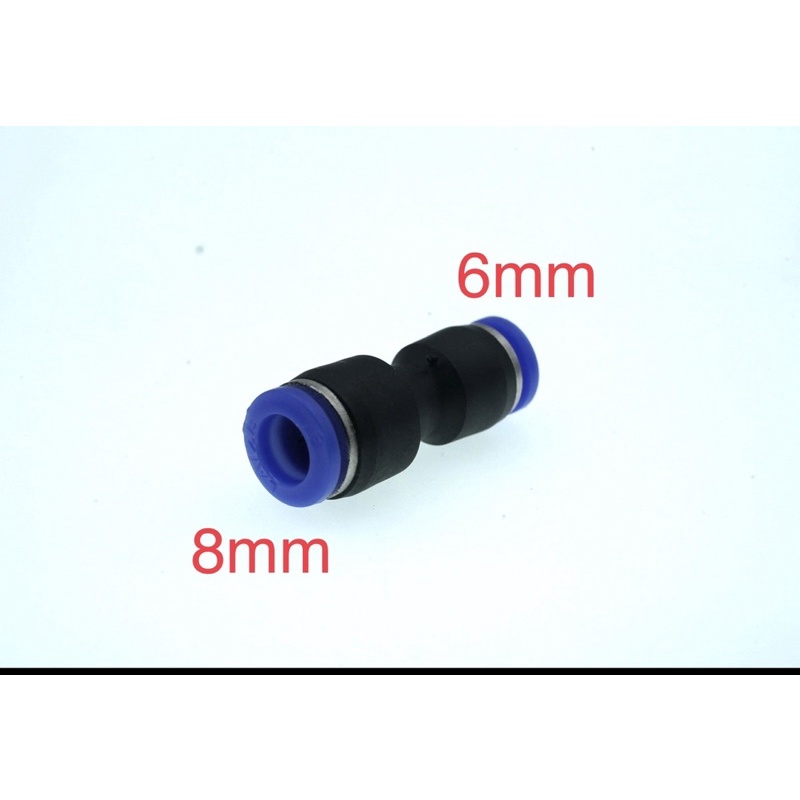 Jual Konektor Reducer 8mm to 6mm Fiting Lurus SlipLock 8- 6 mm Selang Pipe Slip Lock Reducer ...
