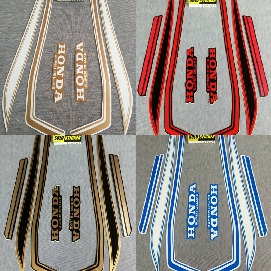 Jual STRIPING STICKER MOTOR HONDA GL100 GL 100 - 125 1979 1980 | Shopee ...