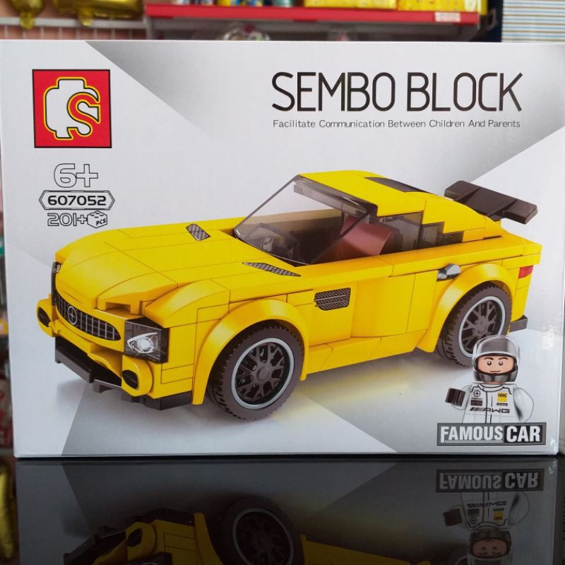 Jual Brick Sembo Block Satuan Mobil Balap Famous Car Racing Car SD ...