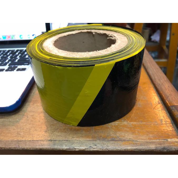 Jual SAFETY GARIS PROYEK POLICE LINE BARRICADE TAPE UKURAN 3" X 300 ...