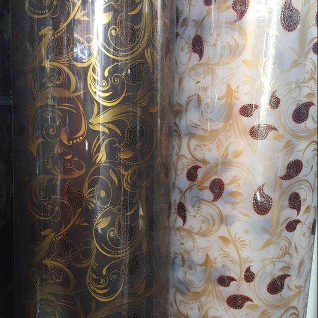 Jual Plastik PVC Tutup Pagar Fiber Motif Batik dengan UV Protection ...