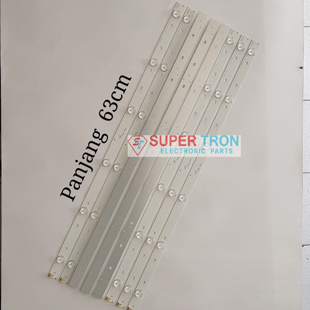 Jual Panel Lampu Backlight LED TV Isi 6 LED 63cm 3Volt Toshiba | Shopee ...