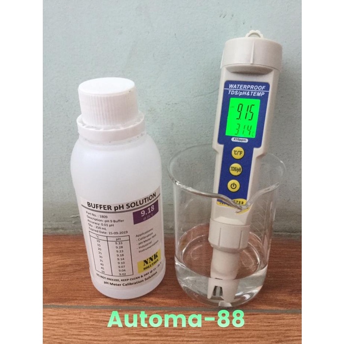 Jual Meter | Ph9 Liquid Buffer Solution Ph-9 Kalibrasi Industrial Ph Meter Standard | Shopee ...