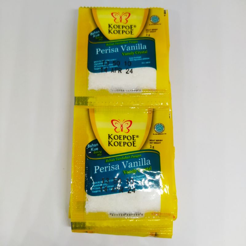 Jual Vanili Bubuk Kupu Sachete 2gr x 10pcs/ Vanili Koepoe/ Perisa ...