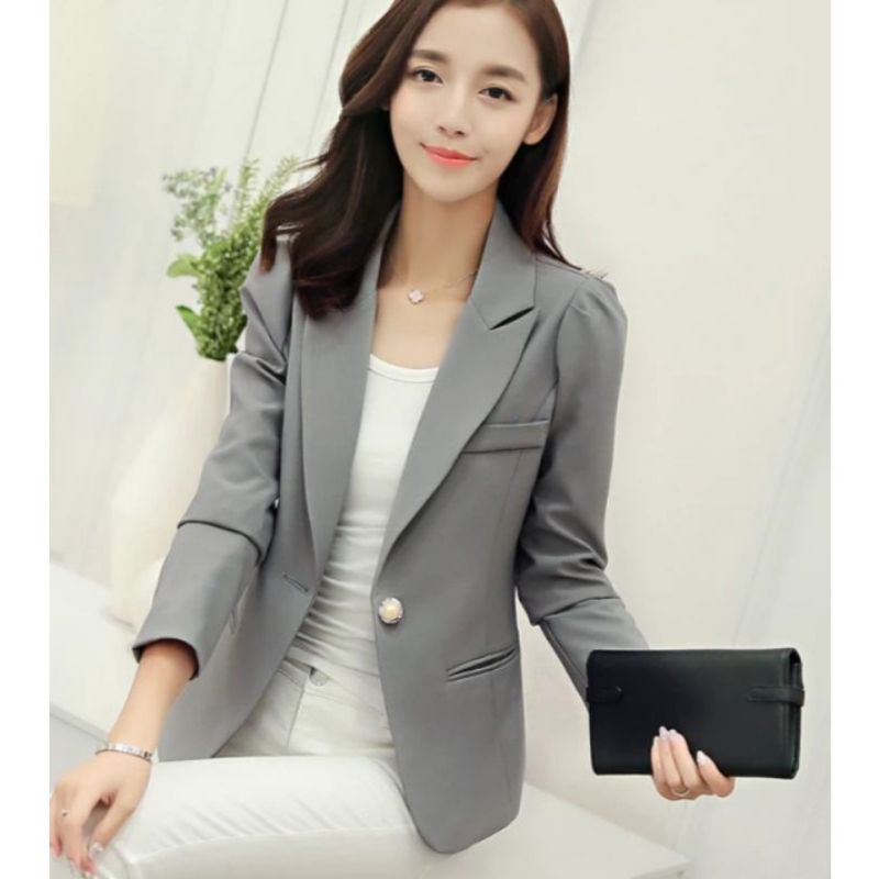 Jual blazer wanita jas wanita 2022 blazer cewe Formal | Shopee Indonesia