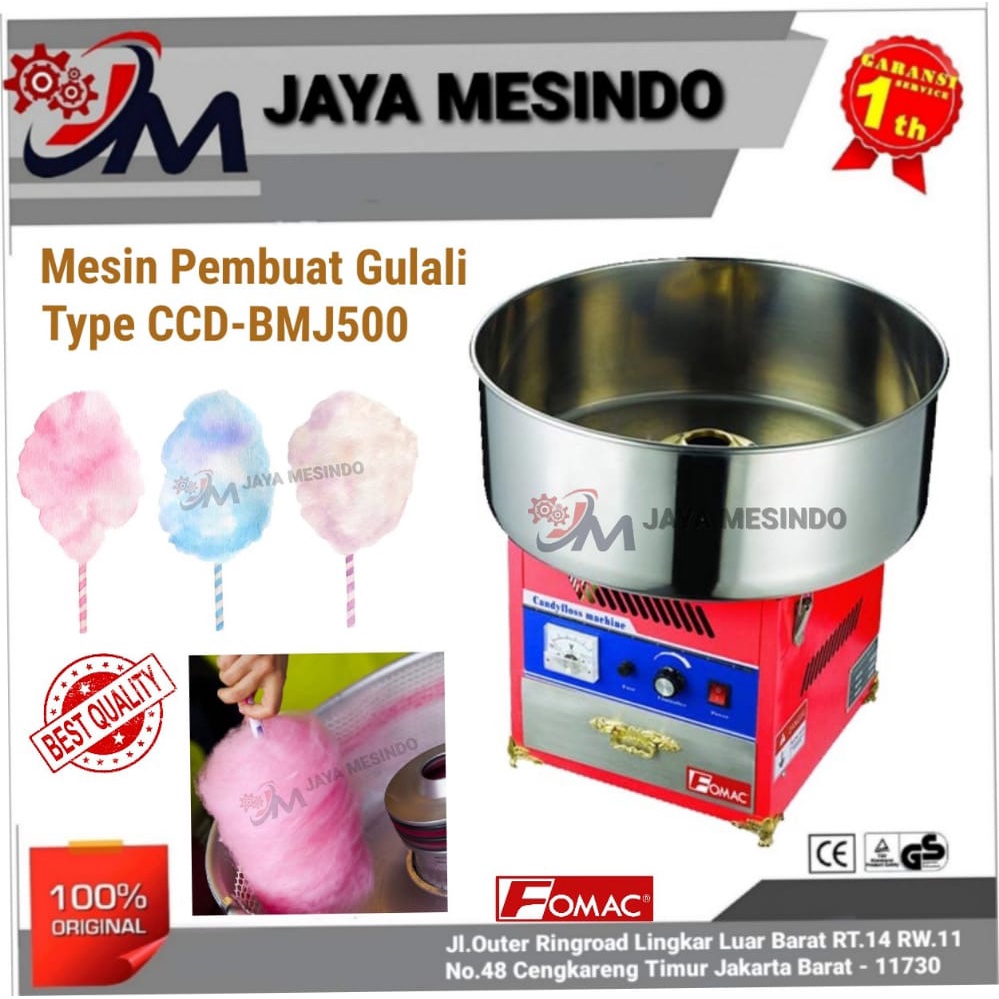 Jual Mesin Pembuat Gulali/Gas Candy Floss Machine CCD-BMJ500 Fomac ...