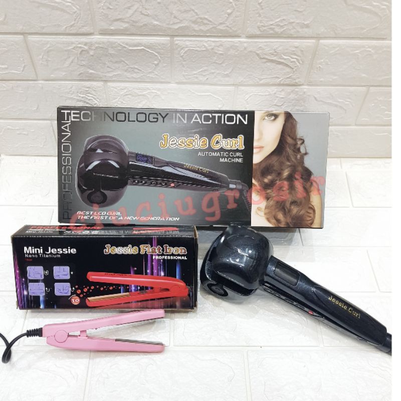 Jual Catok Keriting Curly Otomatis Kriting Jessie Curl pro stylist ...