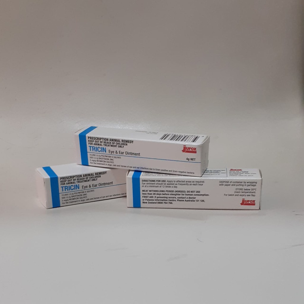 Jual Tricin Obat Salep Telinga dan Mata anjing kucing - Tricin Eye ...