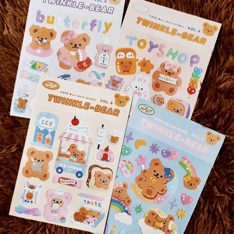 Jual KIANDAA SS0001 [BACA DESKRIPSI] Sticker mini series milkjoy ...