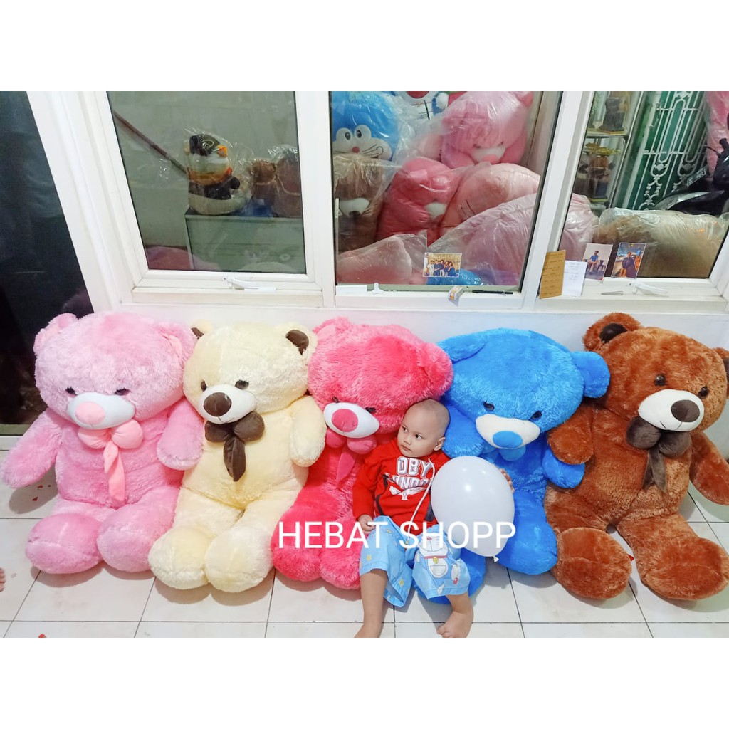 Jual Boneka Teddy Bear Jumbo Ukuran 1 Meter | Shopee Indonesia