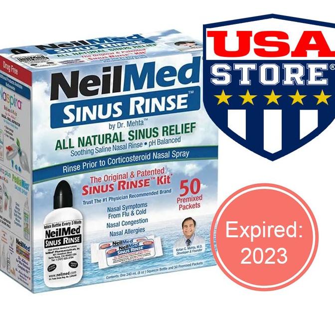 Jual Neilmed Sinus Rinse 50 100 Premixed Packets Kit Cuci Hidung ...