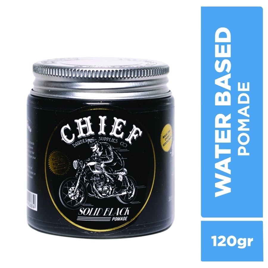Jual CHIEF POMADE SOLID BLACK WATER BASED 120GR | Shopee Indonesia